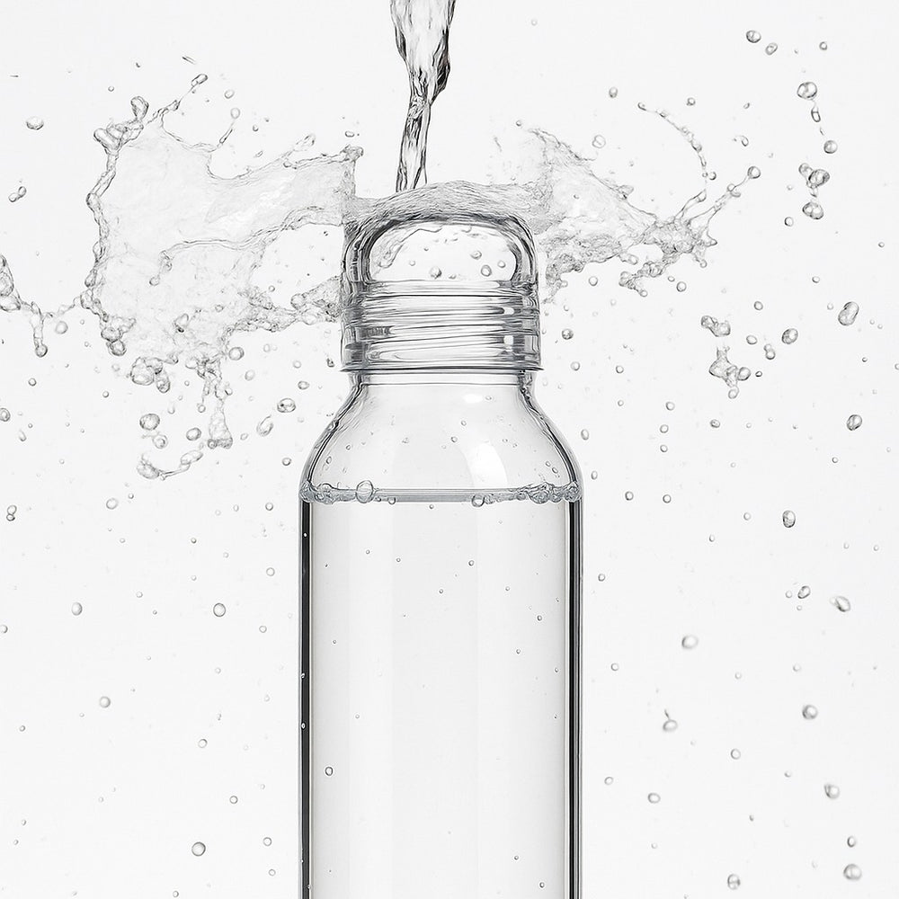 Zen Glass Bottle 500ml | Minimal Glass Water Bottle